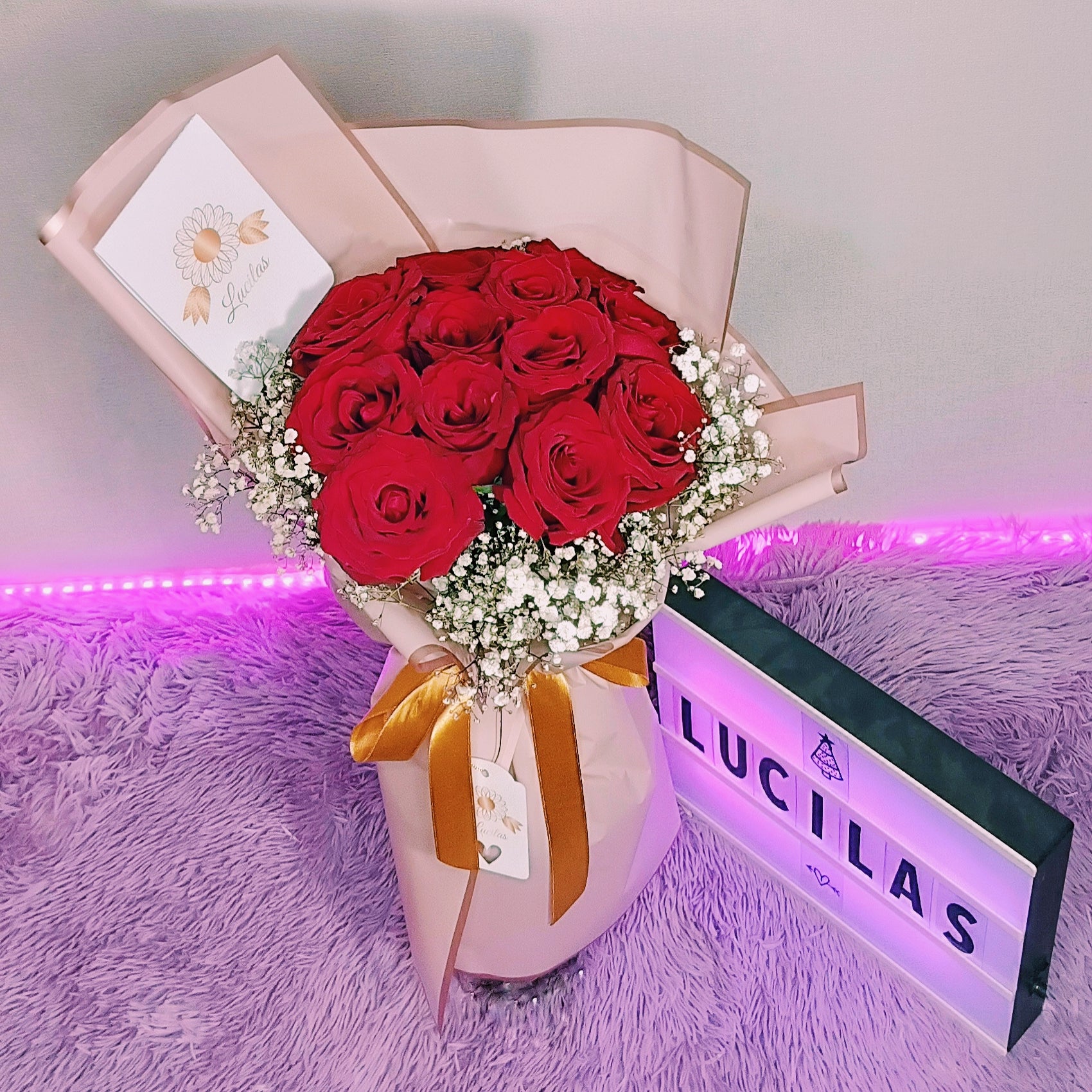 Ramo 12 Rosas – Florería Lucilas